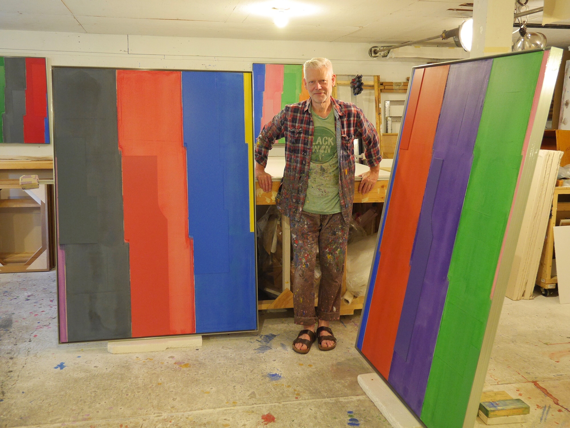 Jonathan Forrest "Block Party" | Michael Gibson Gallery